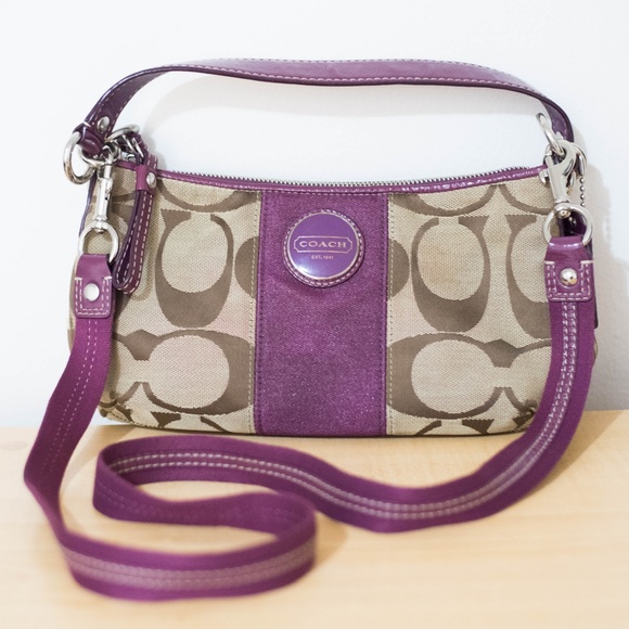 Coach | Bags | Crossbodyshoulder Coach Bag Purple | Poshmark